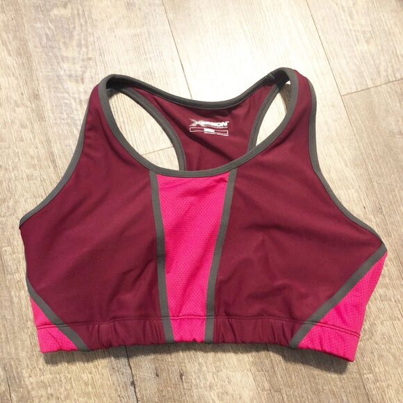 Xersion | Intimates & Sleepwear | Xersion Sports Bra Burgundy Pink Size ...